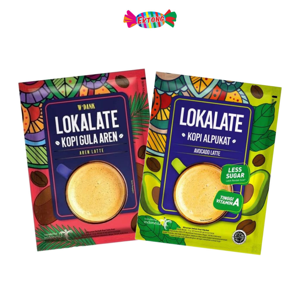 Jual Kopi Lokalate 10 sachet @15gr / Kopi Kekinian | Shopee Indonesia