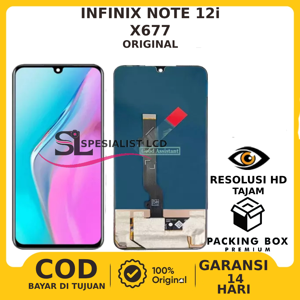 Jual LCD TOUCHSCREEN INFINIX NOTE 12i X677 ORIGINAL FULLSET GARANSI ...