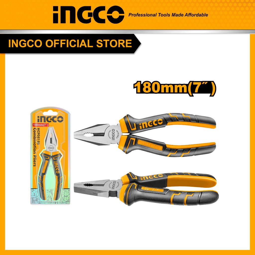 Jual Tang Kombinasi 7" Inch INGCO HCP08188 Combination Linesman Pliers ...