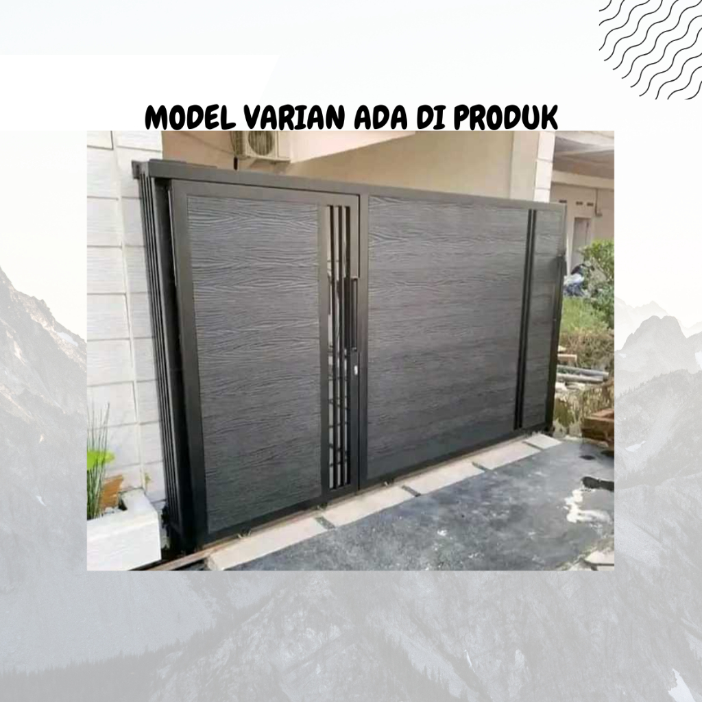 Jual Pagar Minimalis GRC Motif Kayu /Wood plank / Pagar Hollow GRC ...