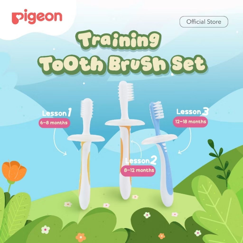 Jual Pigeon Training Tooth Brush Leason 1 & Leason 3 | Shopee Indonesia