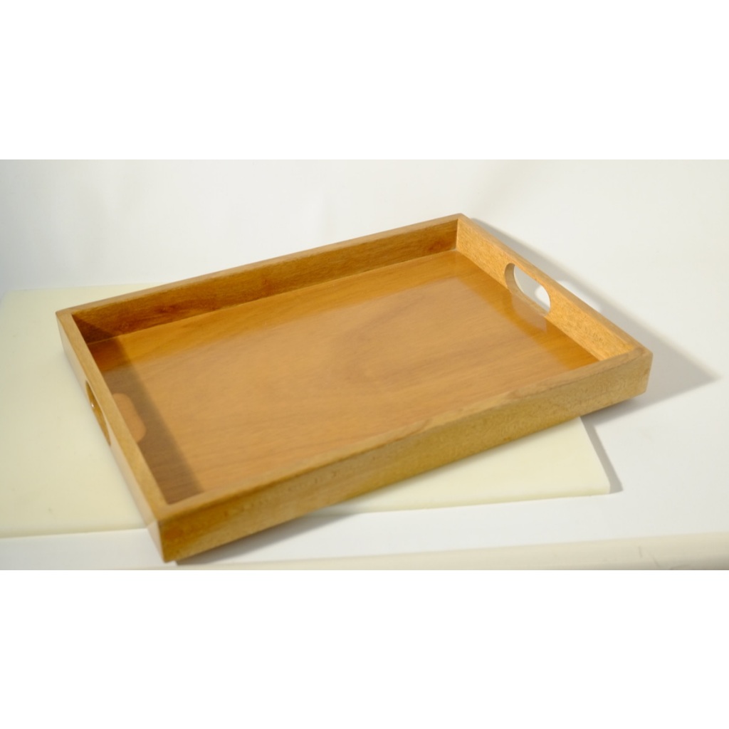 Jual Nampan Persegi Panjang Besar 1 - tray kayu persegi panjang dengan ...