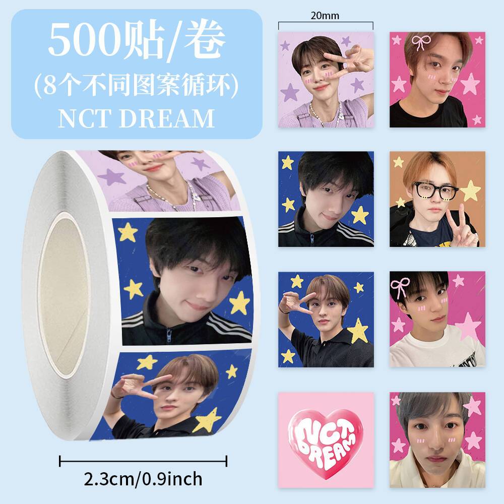 Jual 500 PCS NCT DREAM KERTAS STIKER GULUNG STICKER ROLL KPOP mail deco ...