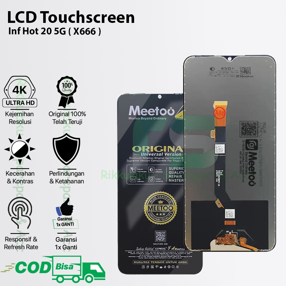 Jual LCD Touchscreen Infinix Hot 20 (5G) (X666) Original 100% Fullset ...