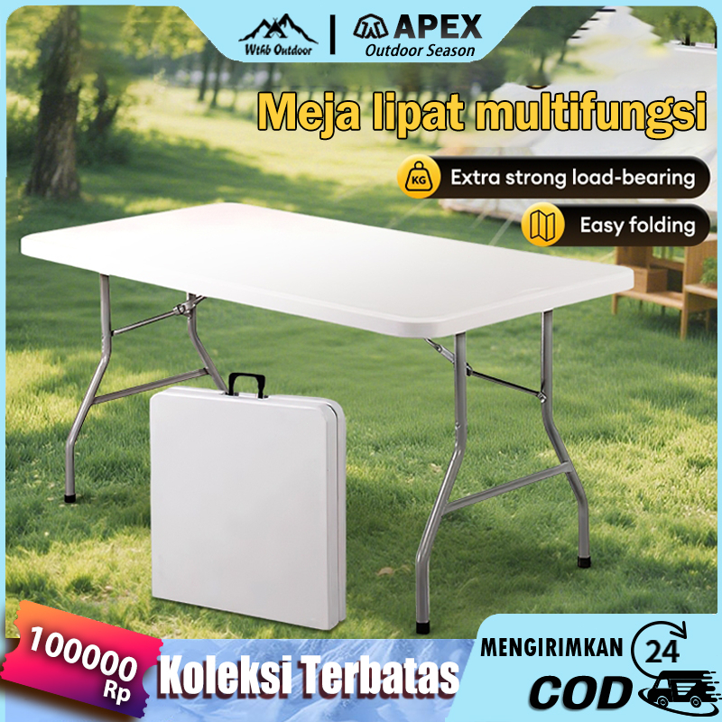 Jual 【APEX】Meja lipat/meja lipat plastik/meja lipat luar ruangan/meja ...