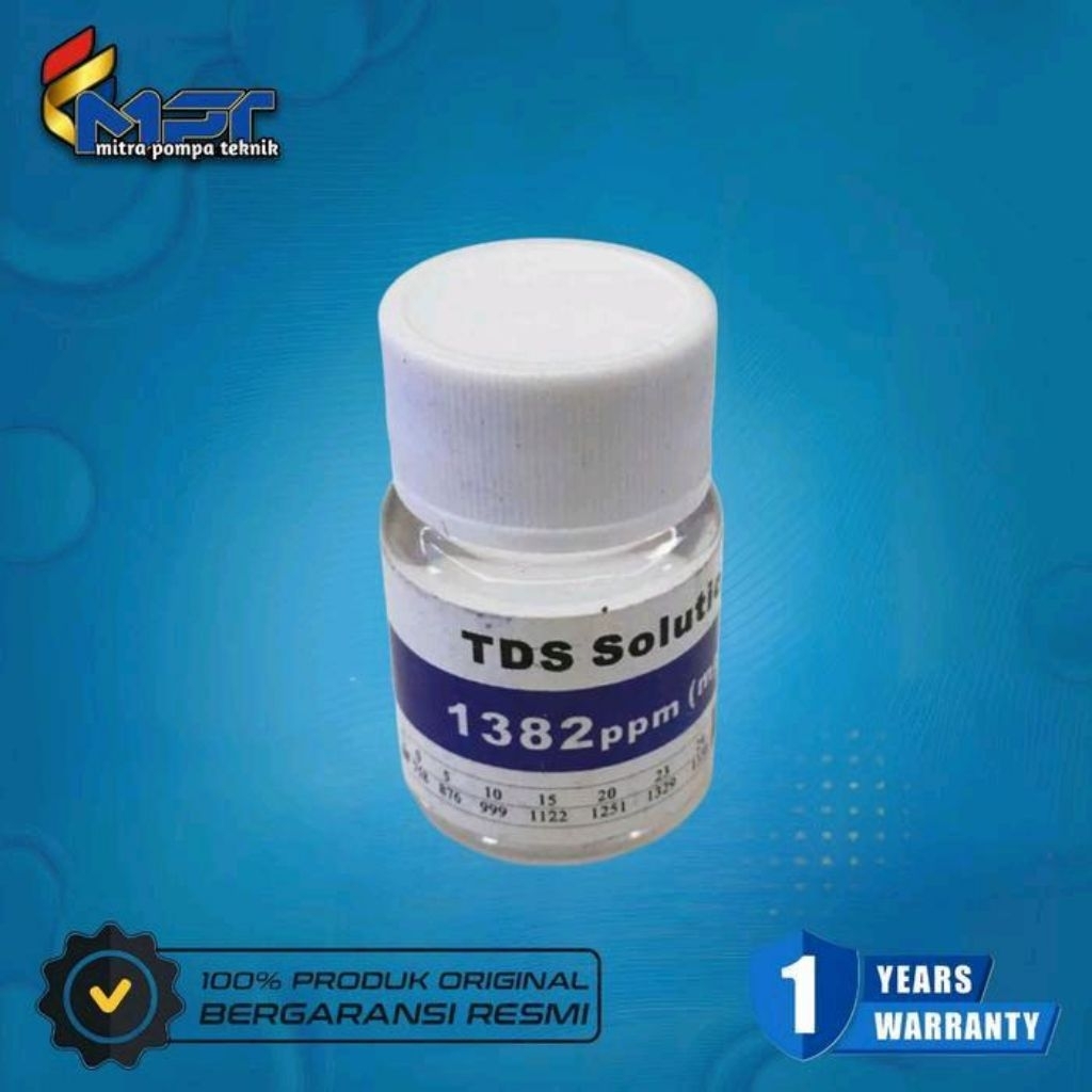 Jual TDS Meter Calibration Liquid - Cairan kalibrasi TDS Solution ...