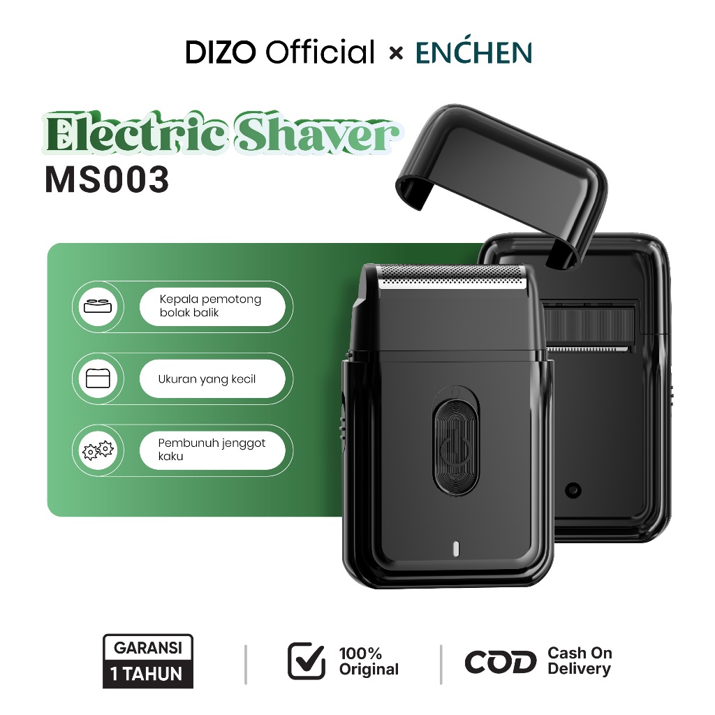 Jual ENCHEN MS003 Alat Cukur Kumis dan Jenggot Pencukur Mini Shaver ...