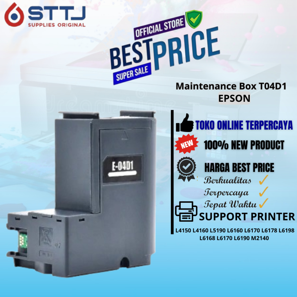 Jual Maintenance Box T04D1 EPSON L6190 L6290 L6160 L4150 L4250 New ...