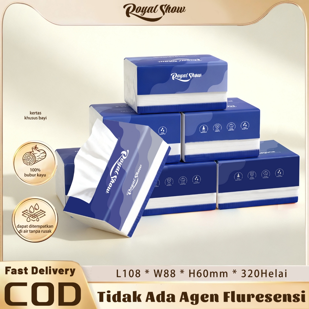 Jual Facial Tissue 4 Ply 440 Sheets 160x95x65mm Tisu Wajah Lembut Tebal ...