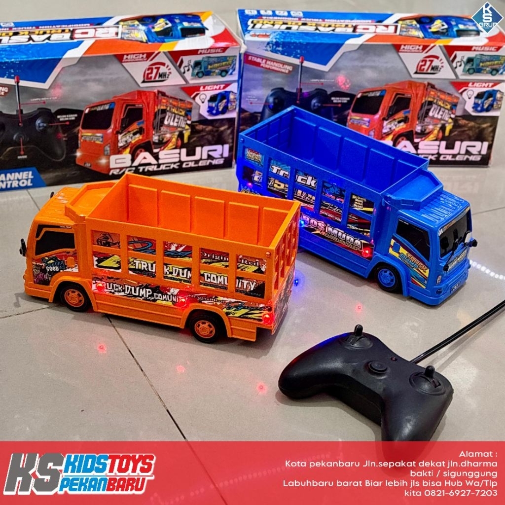 Jual mobil remote truck basuri / telolet | Shopee Indonesia