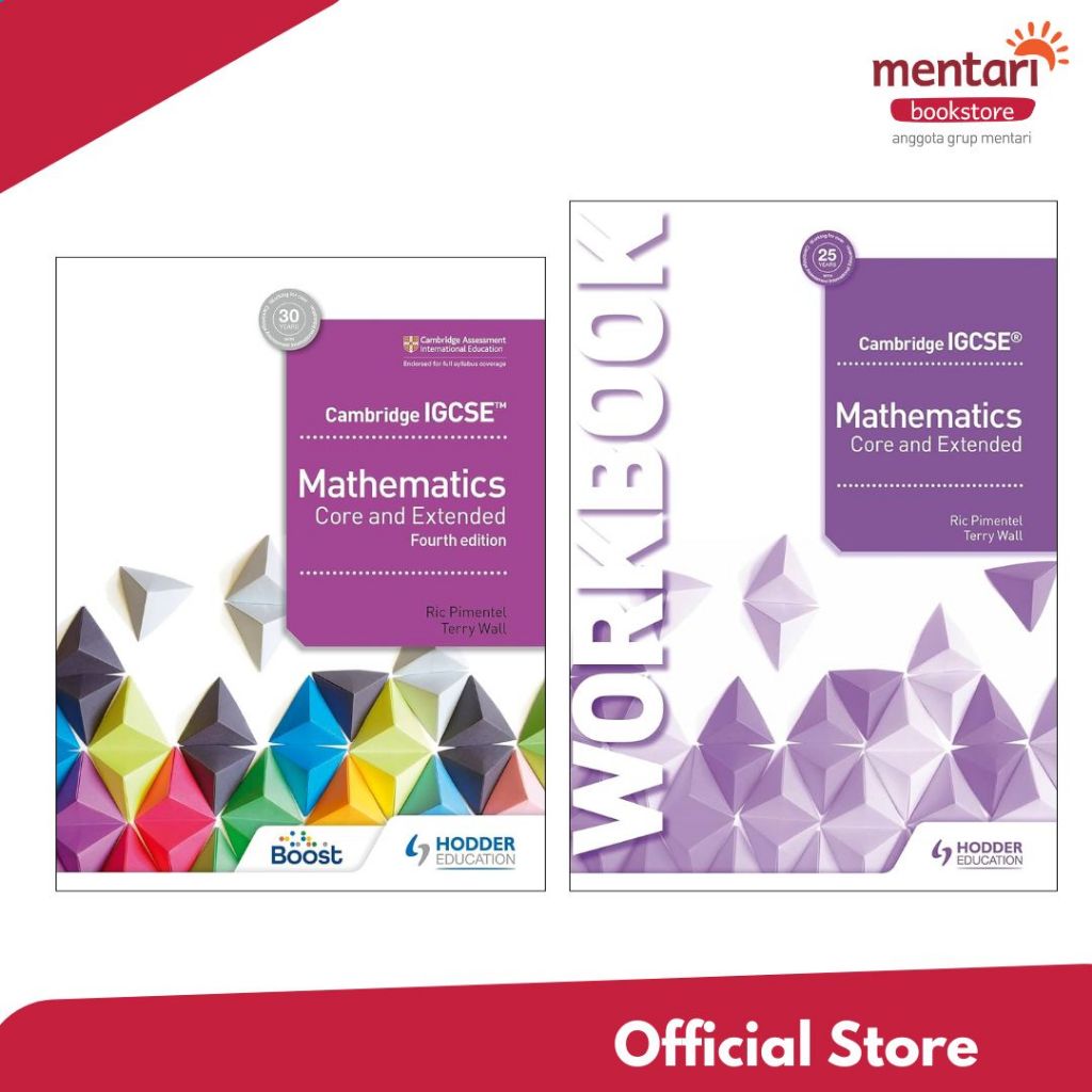 Jual Mentari Bookstore Cambridge IGCSE Mathematics Core and Extended 4th edition | Shopee Indonesia