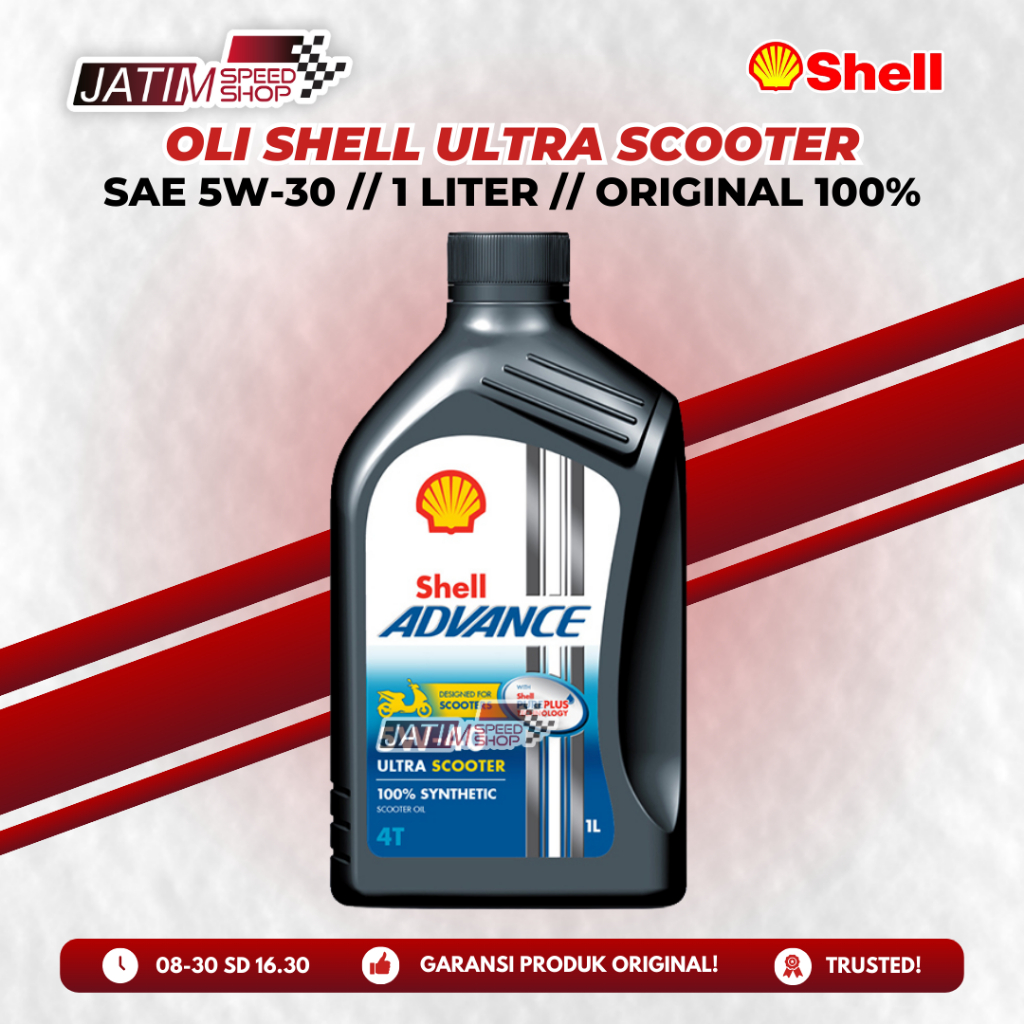 Jual Oli Shell Advance Ultra Scooter Ultra Matic Premium SAE 5W-30 5W ...