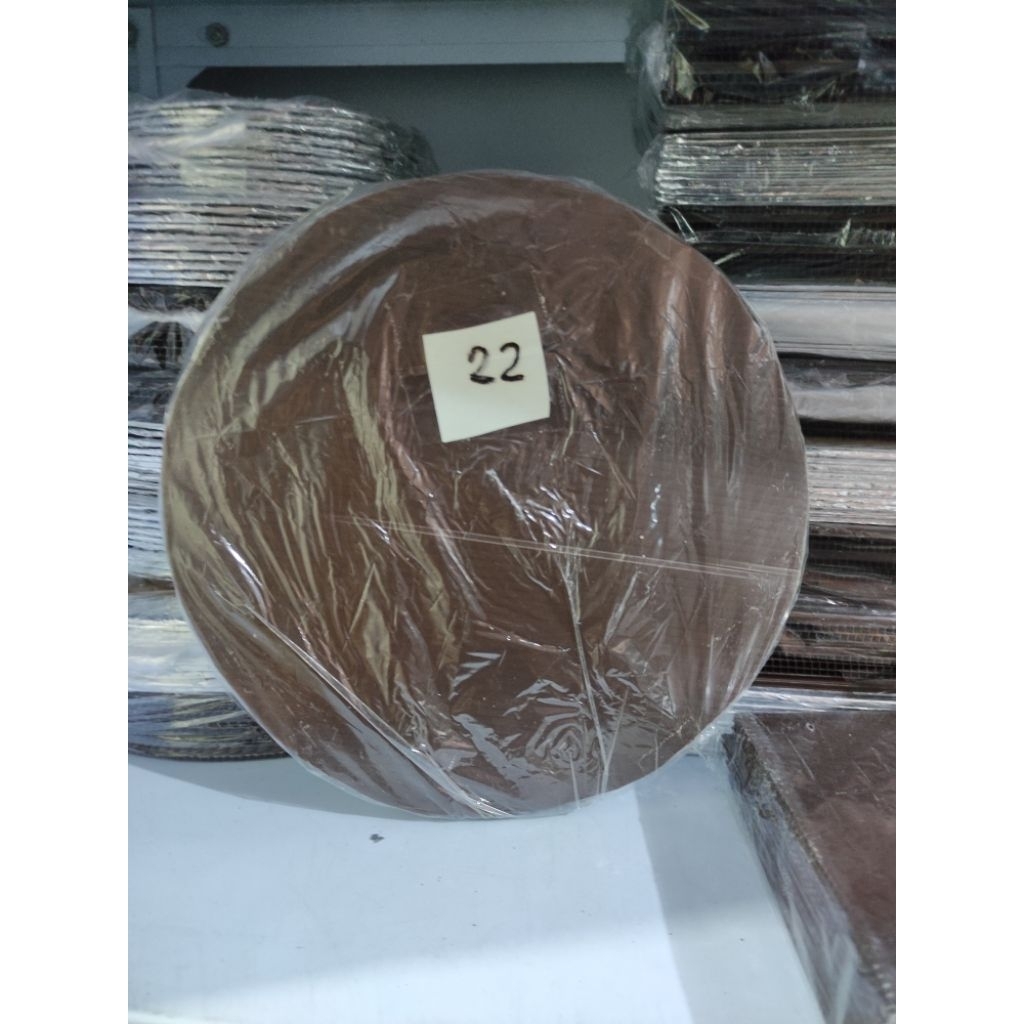 Jual alas kue tart coklat bulat uk.22 | Shopee Indonesia