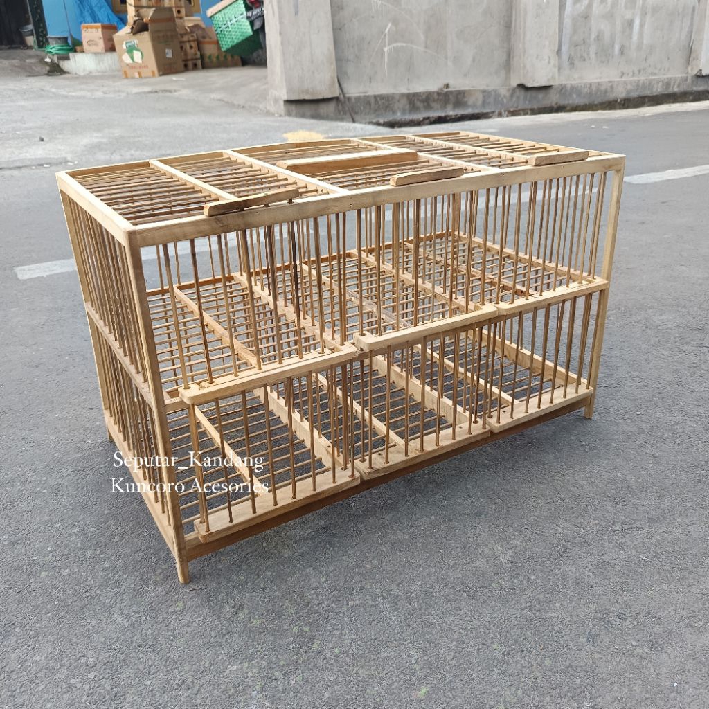 Jual Sangkrip Dongdang Merpati 6 Pintu Rangka Jati Ruji Bambu 4mm ...