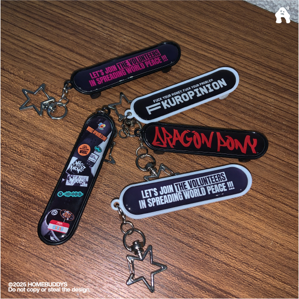 Jual Skateboard Keychain (WOODZ, TVT, Dragon Pony, Punchnello, 0wave ...