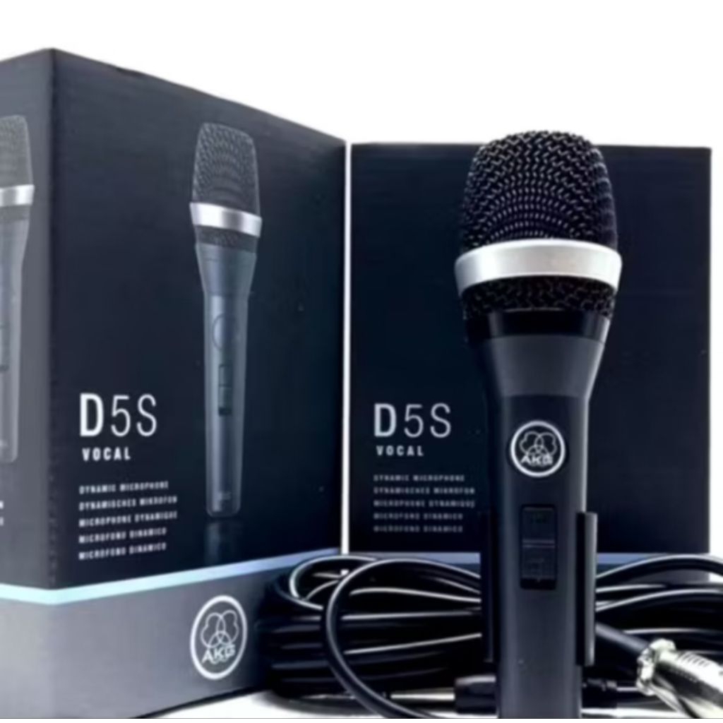 Jual AKG D5 Dynamic Microphone Mic Kabel.Mikropon Handled Mikrofon ...