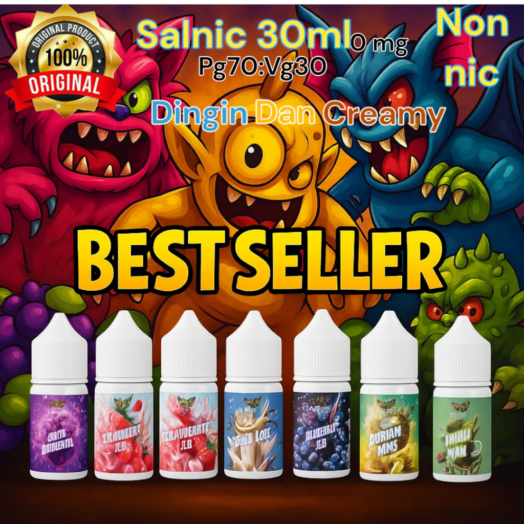 Jual Liquid pod friendly SALNICK tanpa nikotin 30ml 0mg | Shopee Indonesia