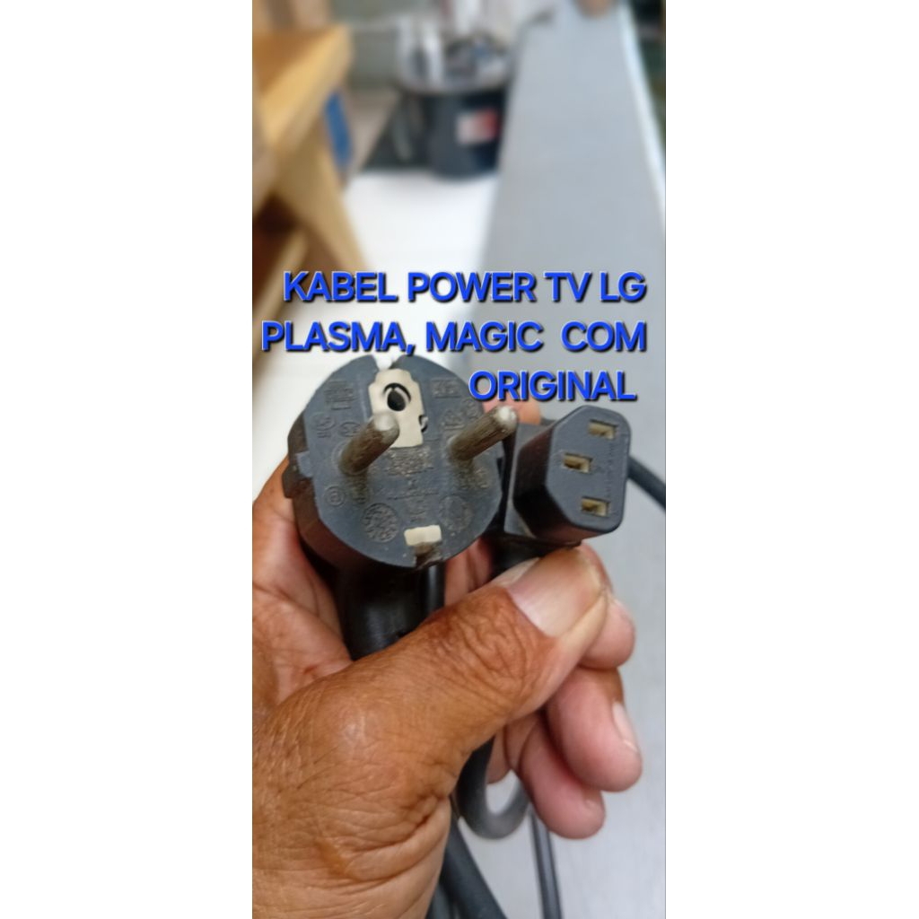 Jual KABEL POWER TV PLASMA LG - MAGIC COM PSU ORIGINAL LUBANG PIPIH ...