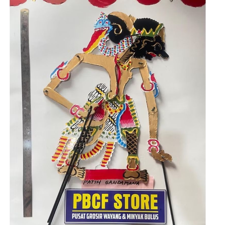 Jual Wayang PATIH GANDAMANA bahan kertas DUPLEK ukuran BESAR | Shopee ...
