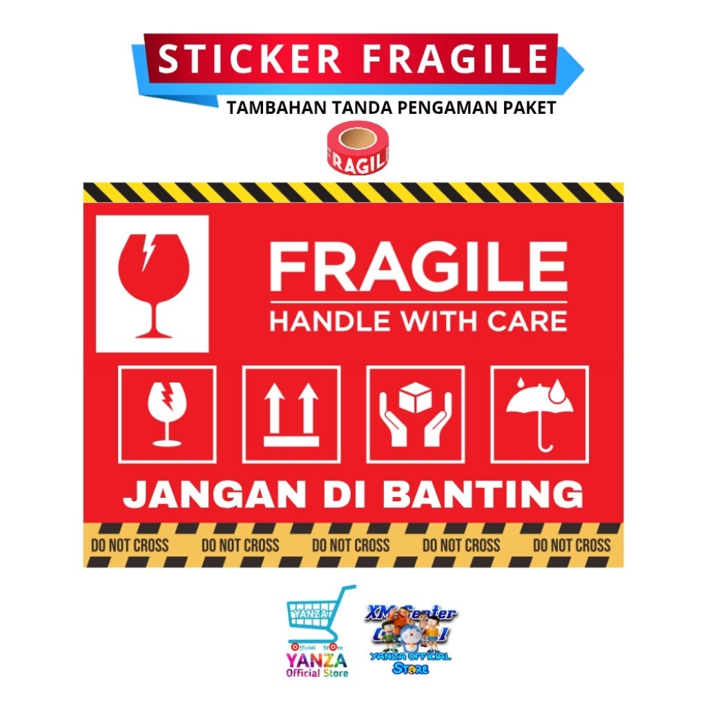 Jual Sticker Fragile (YZ Store) | Shopee Indonesia