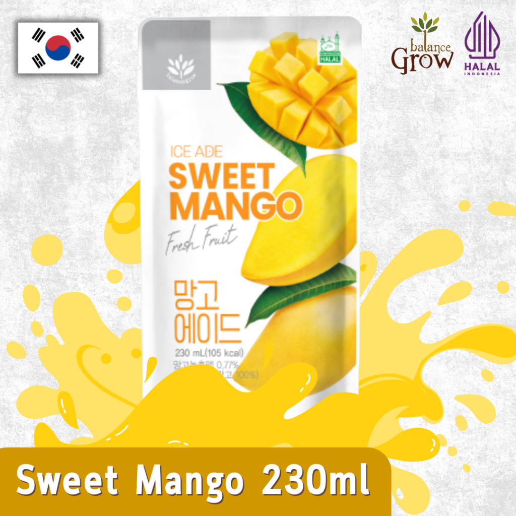 Jual BALANCE GROW SWEET MANGO 1 KARTON 50 PCS MINUMAN KOREA HALAL BPOM ...