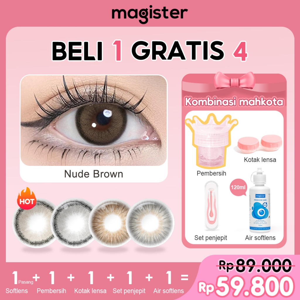 Jual [Diameter kecil Kit]Magister Softlens Minus Kit 14.0mm softlens ...