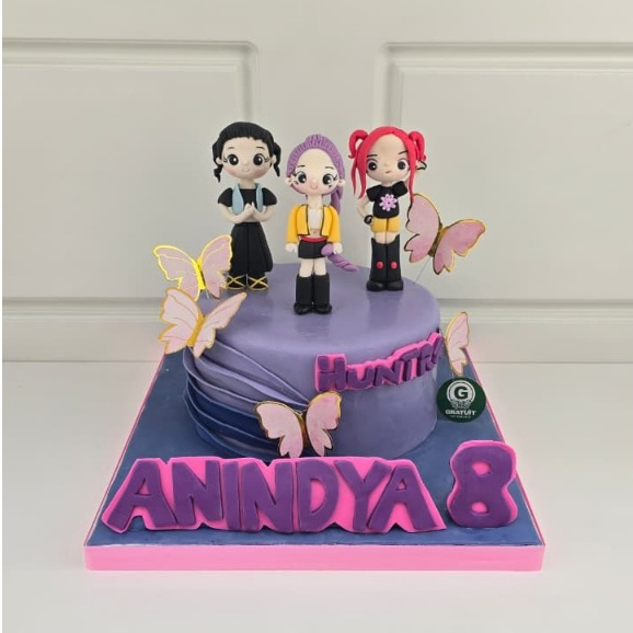 Jual CAKE TEMA KPOP DEMON HUNTER UK 20CM / KUE ULANG TAHUN | Shopee ...