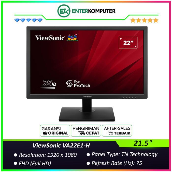 Jual ViewSonic VA22E1-H 21.5" FHD TN 75Hz Monitor | Shopee Indonesia