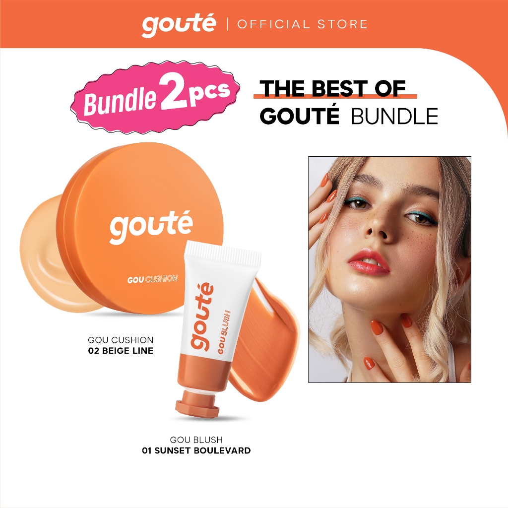 Jual Best of goute bundle Goucushion and Goublush Dewy Finish Cushion ...