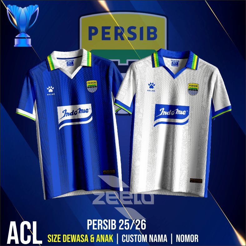 Jual Persib ACL Jersey Persib Bandung Terbaru 2025 2026 Custom Nama ...