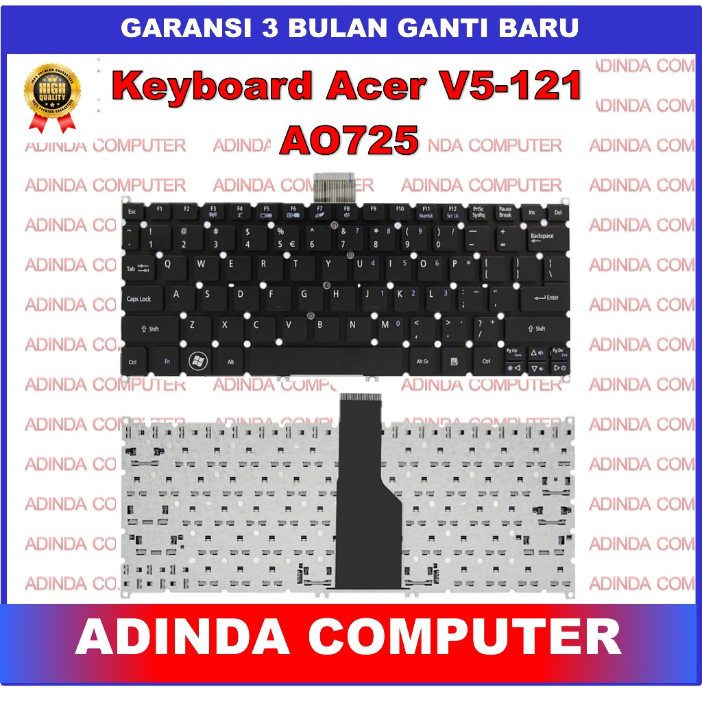 Jual Keyboard Acer Aspire One V5-121 V5-123 V5-131 V5-122 V5-122P V5 ...