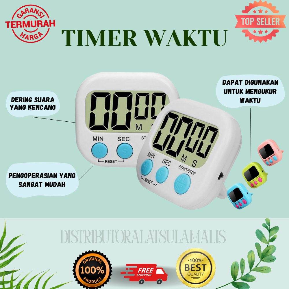 Jual TIMER WAKTU pengatur waktu sulam atau memasak atau kegiatan lain ...