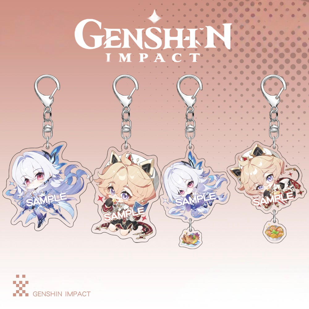 Jual Gantungan Kunci Genshin Impact Akrilik Transparan Keychain Skirk ...