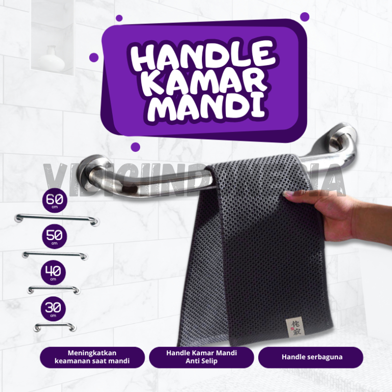 Jual 30/40/50/60cm Pegangan Kamar Mandi/ Handle Kamar Mandi /Handle ...