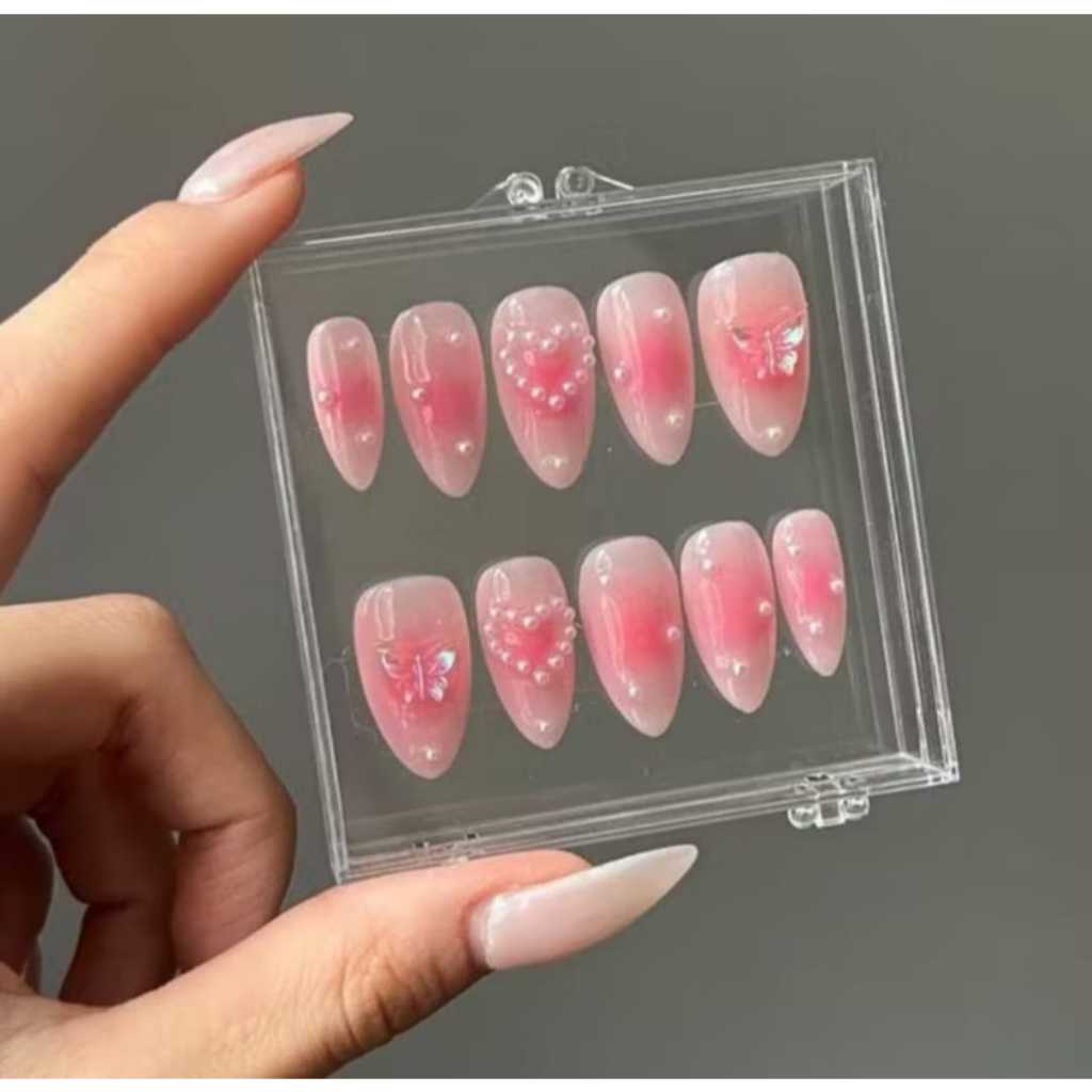 Jual kuku palsu extension kuku palsu 3D kuku nail alat perawatan kuku ...