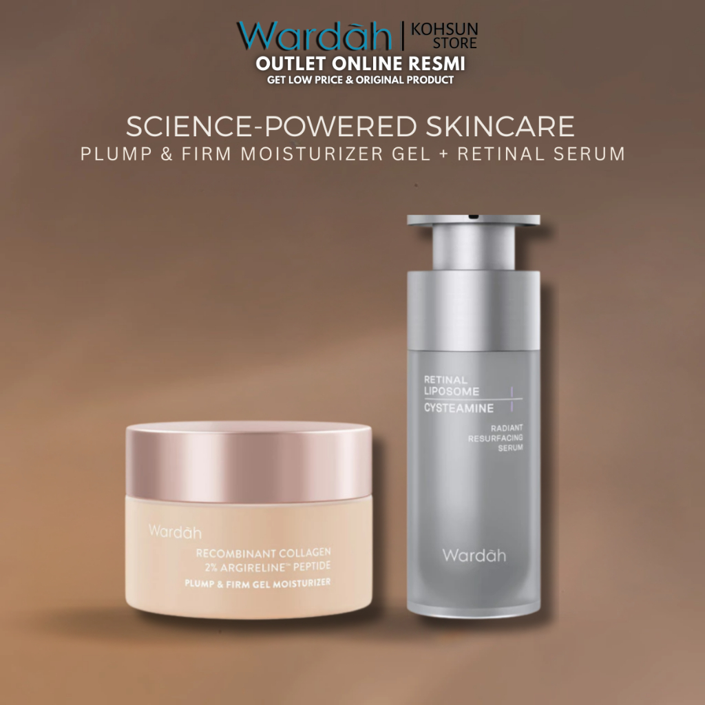 Jual Wardah Paket 2in1 Radiant Resurfacing Retinal Serum + Plump & Firm ...