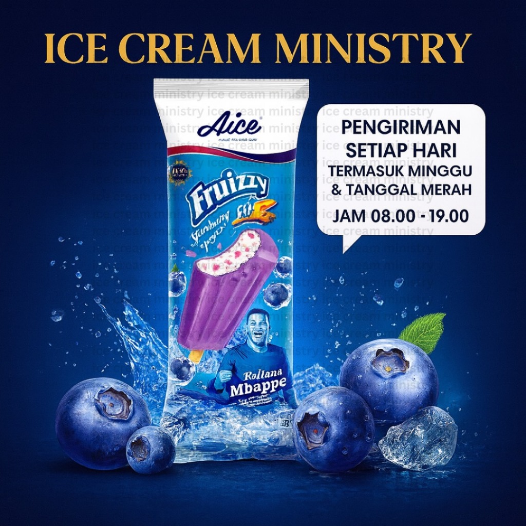 Jual Aice Fruizzy Blueberry Yoghurt 1 Dus isi 40 | Shopee Indonesia