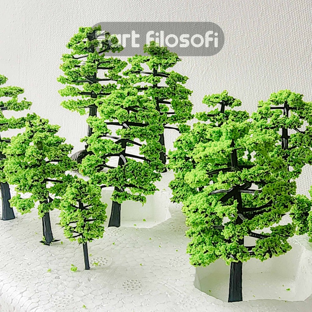 Jual Miniatur Pohon OAK Hijau 3.5cm - 7cm Diorama | Peralatan Maket ...