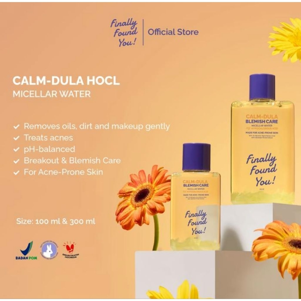 Jual FINALLY FOUND YOU CALM-DULA BLEMISH CARE MICELLAR WATER | Shopee ...