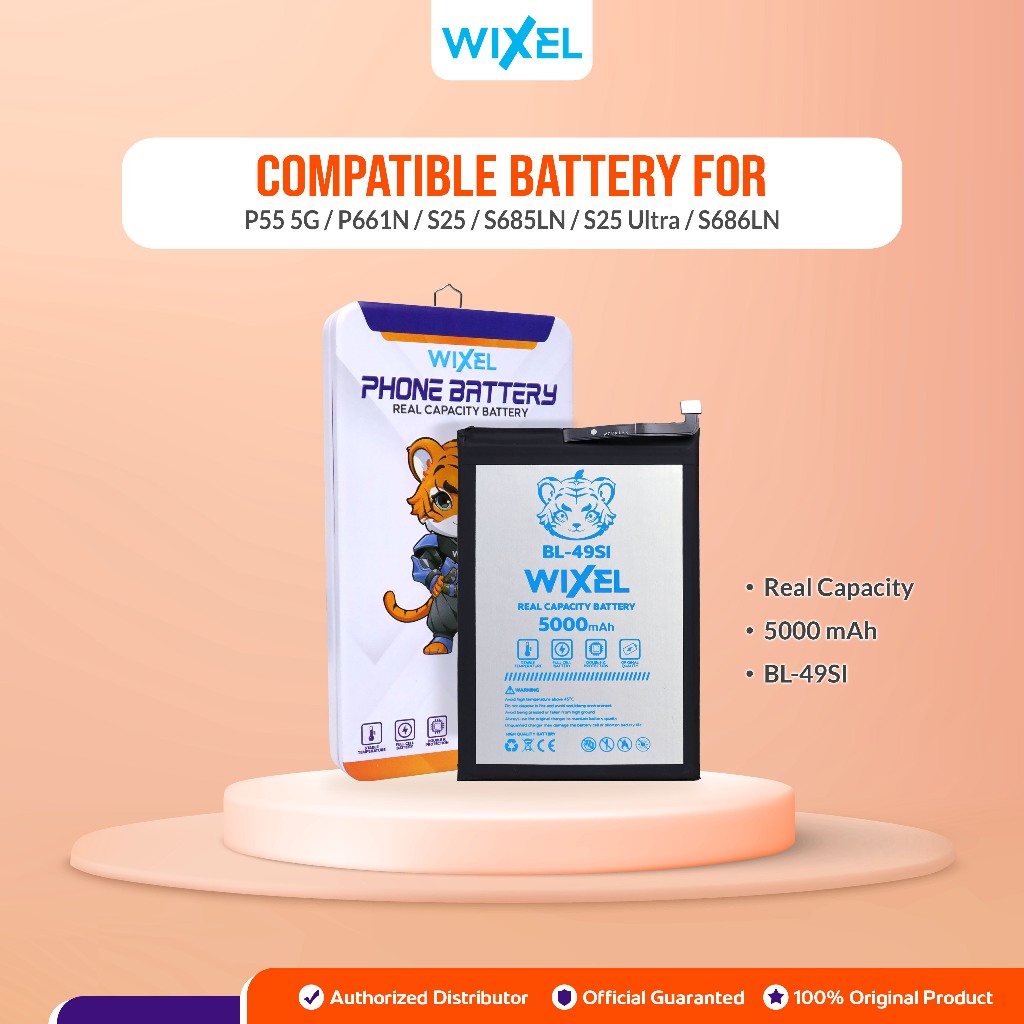 Jual WIXEL Baterai BL-49SI for Itel P55 5G / S25 / S25 Ultra P661N ...