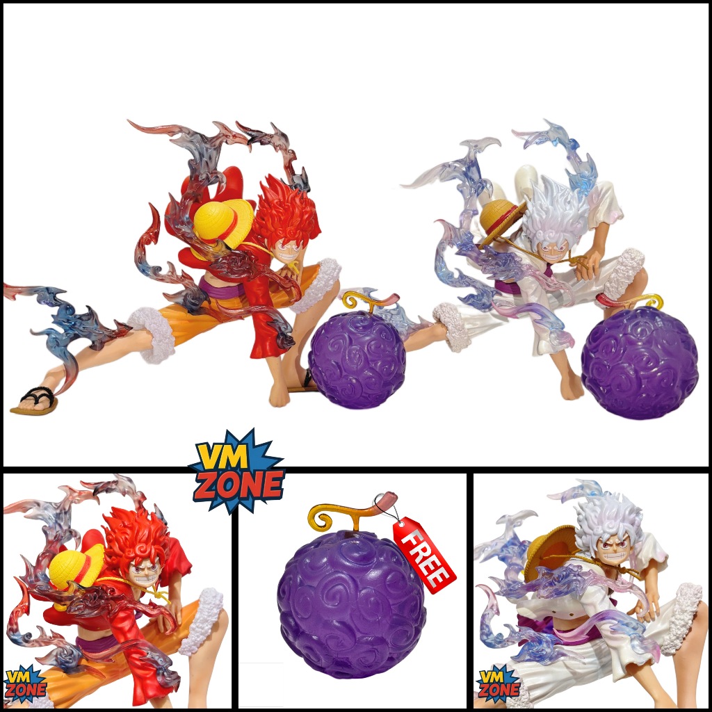 Jual Figur One Piece Monkey D Luffy Plus Gomu Gomu No Mi Devil Fruit ...