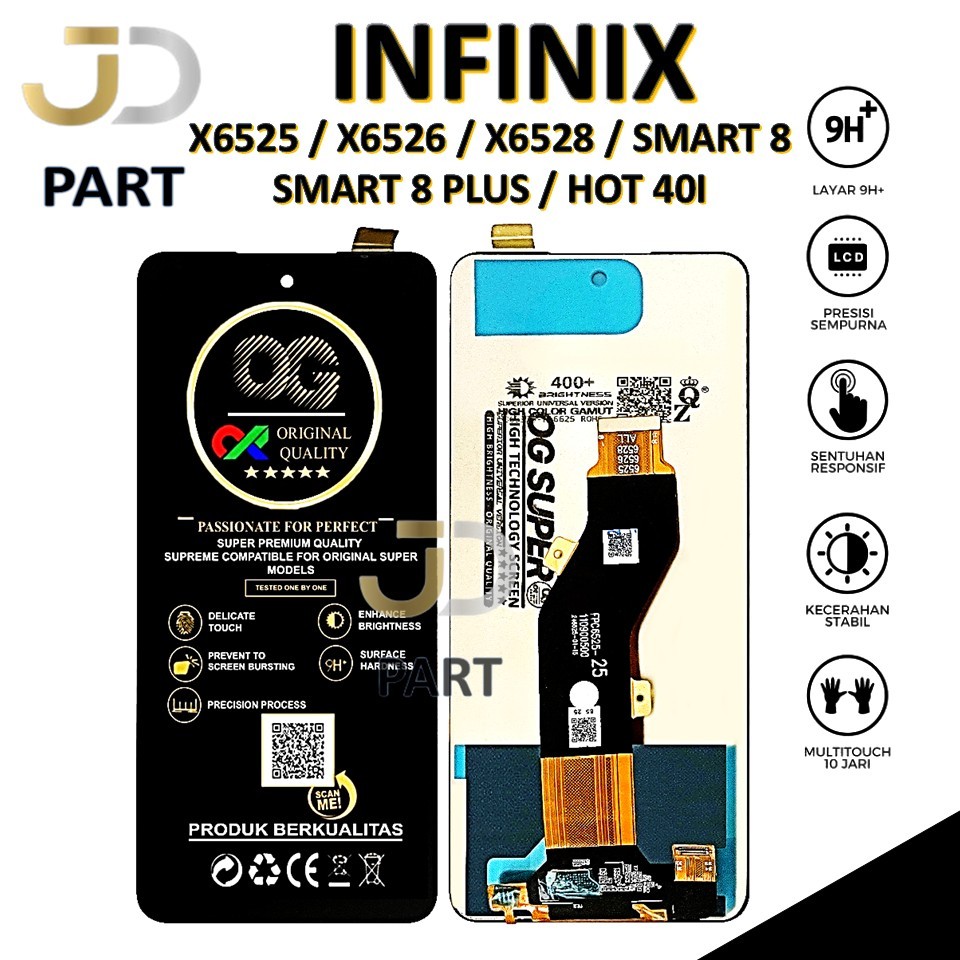 Jual LCD TOUCHSCREEN INFINIX X6525 / X6526 / X6528 / SMART 8 / SMART 8 ...