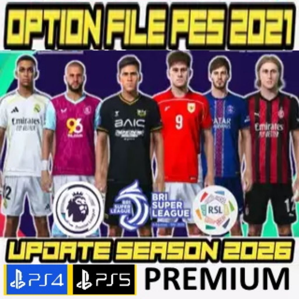 Jual ps4 p5 patch option file pes 2021 season 2026 | Shopee Indonesia