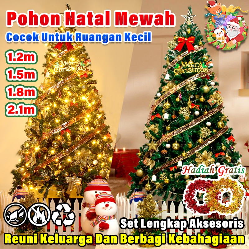 Jual Nikmati Kebahagiaan Bersama Pohon Natal 120CM 150CM 180CM 210CM ...