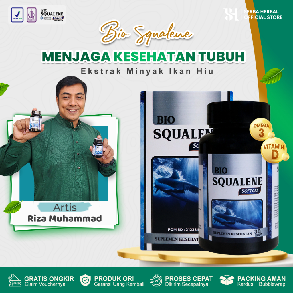 Jual Bio Squalene 100% Ekstrak Minyak Hati Ikan Hiu Original | Shopee ...