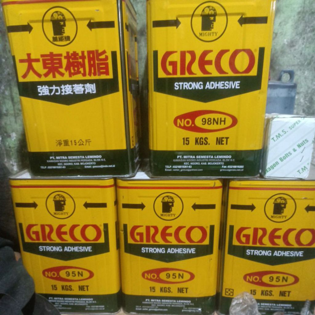 Jual lem GRECO 95N 15 kg dan greco 98nh | Shopee Indonesia
