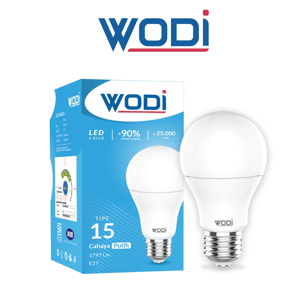 Jual LAMPU LED WODI A BULB TIPE 15 BOHLAM LED LOW VOLTAGE 1797LM ...