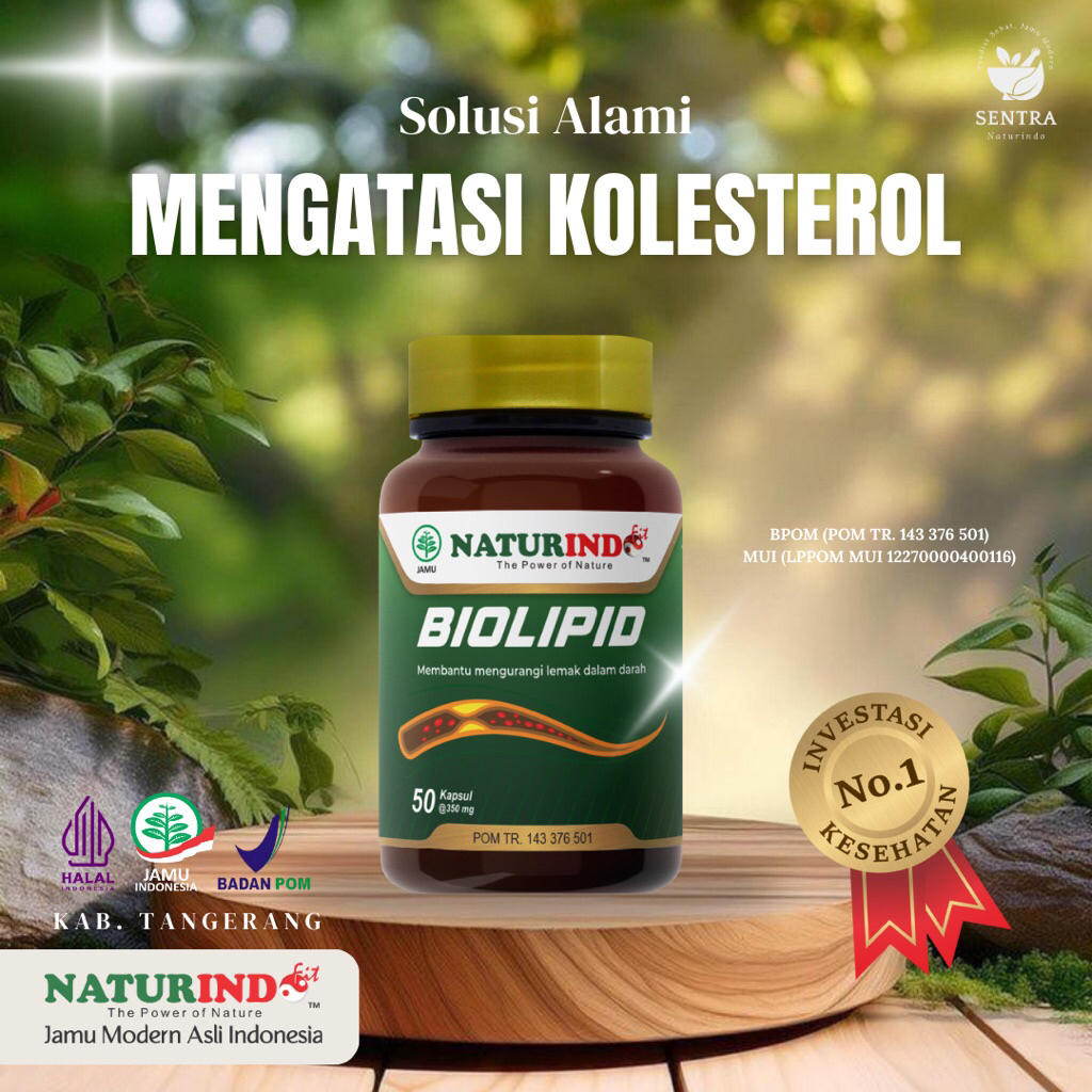 Jual Naturindo Fit Biolipid - Obat Herbal Alami Penurun Kolesterol dan ...