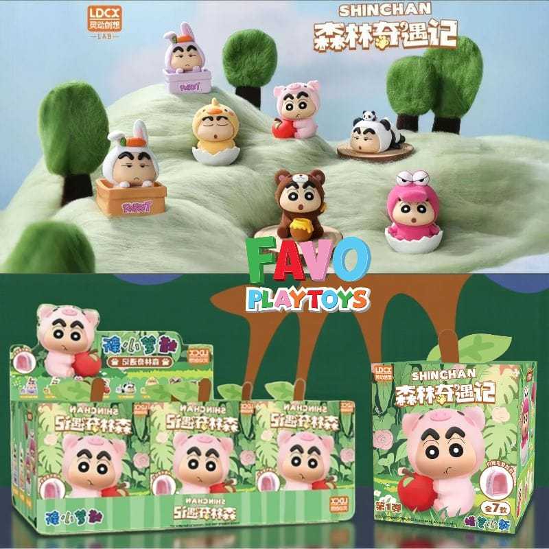 Jual LDCX LAB x Crayon Shin-Chan Forest Adventure Keychain Series Blind Box | Shopee Indonesia