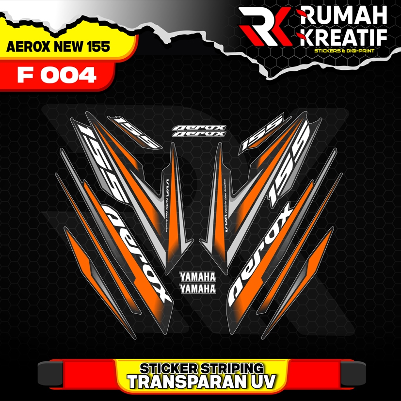 Jual Striping Transparan Aerox 155 Connected 2020-2024 Aerox V2 Aerox ...